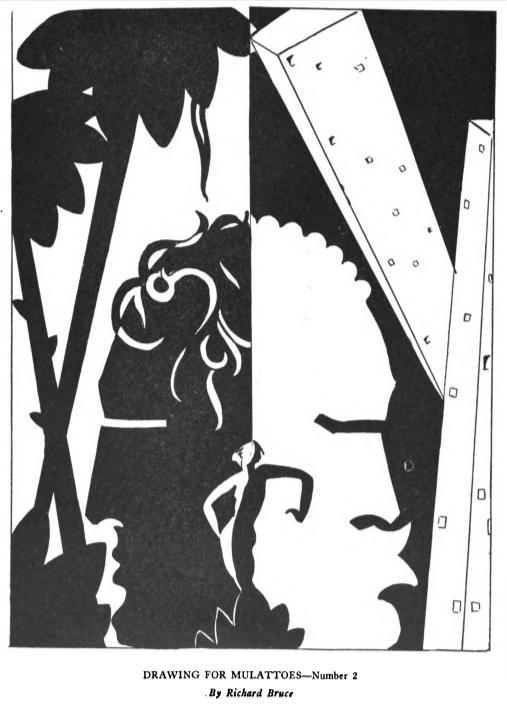 Richard Bruce Nugent-Drawings for Mulattoes 2 (Ebony and Topaz)