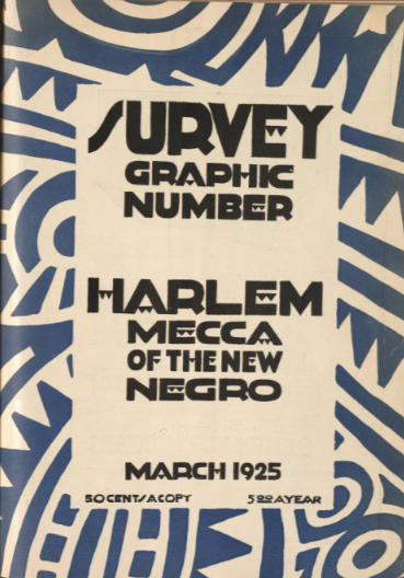 Survey Graphic 1925 Cover