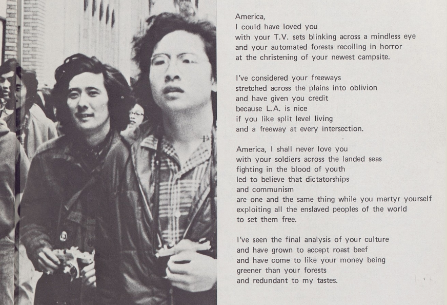 Aion 1.2 Francis Oka Poem. Anti-War Protest Photograph